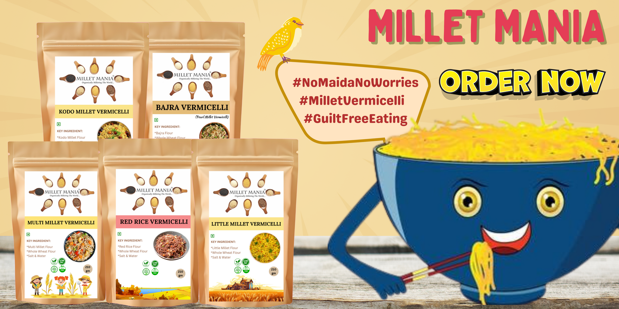 Millet Mania – Healthy Millet Snacks & Natural Foods