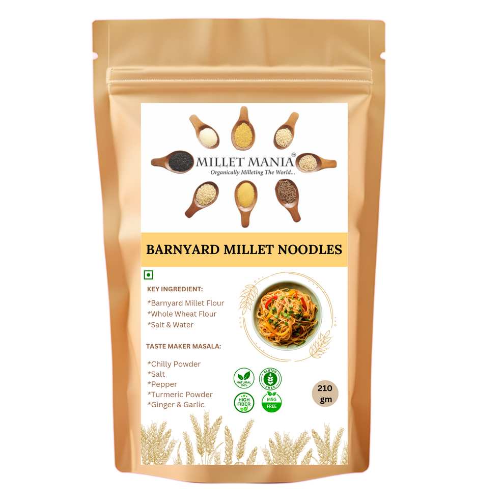 Millet Mania Barnyard Millet Noodles (210g) – Healthy & Guilt-Free