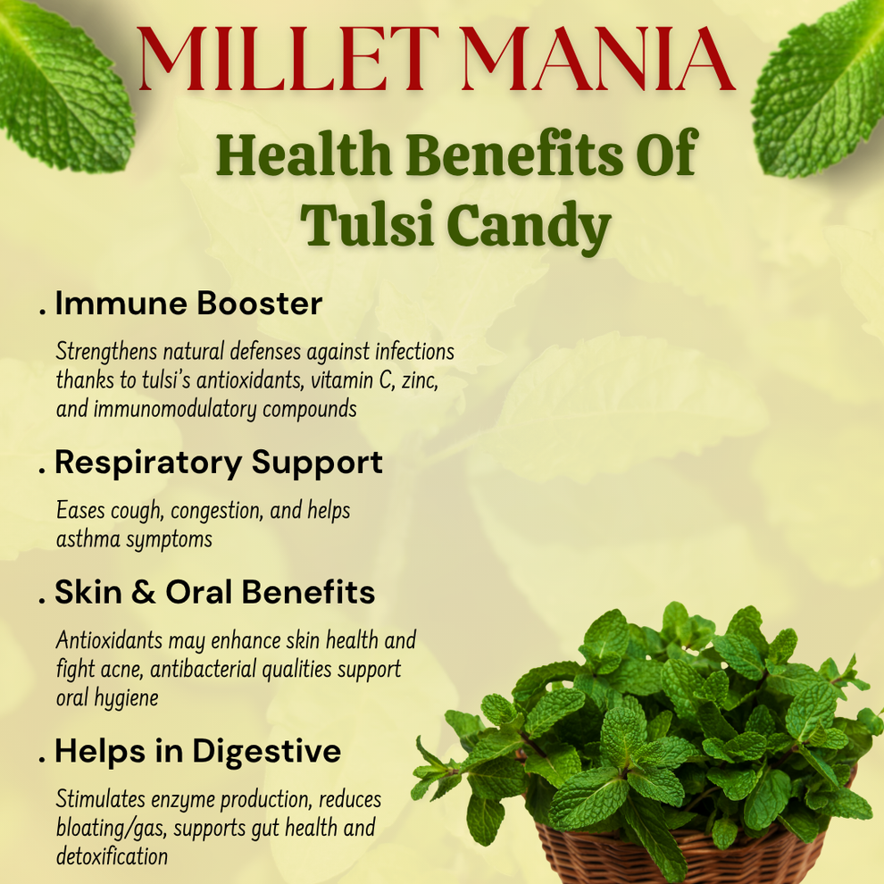 Tulsi Candy (15 Piece) – Millet Mania