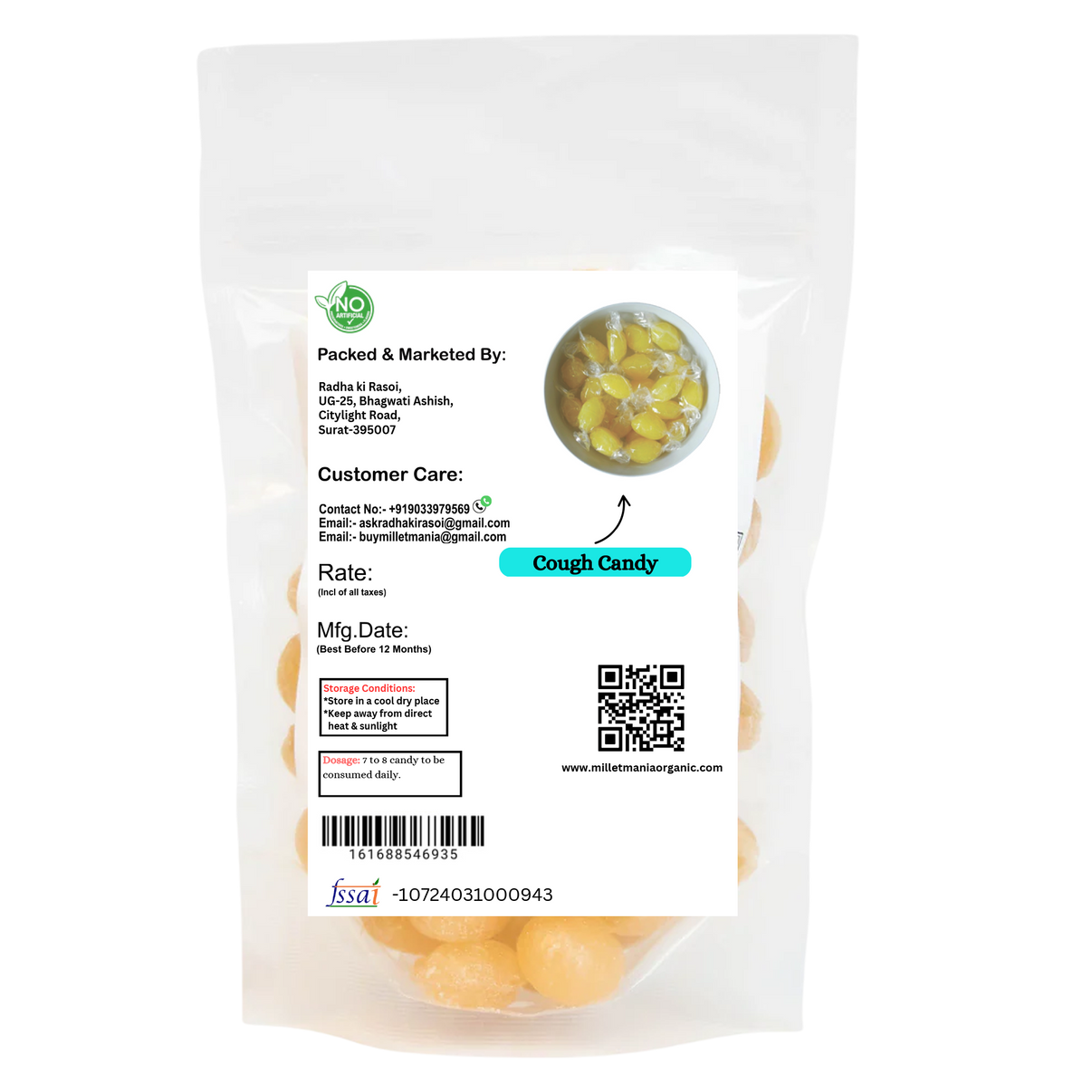 Cough Candy (15 Piece) – Millet Mania