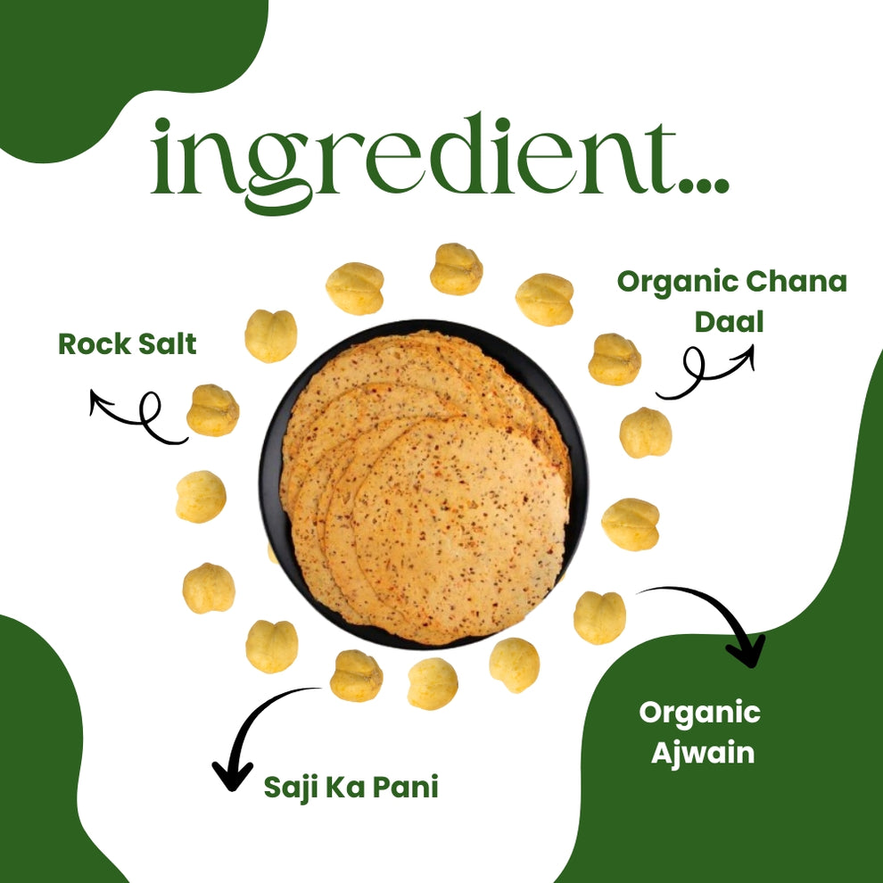 Chana Papad (250g) – Millet Mania
