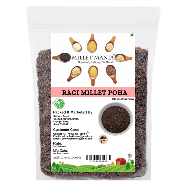 Ragi Poha (Finger Millet) (250g) – Millet Mania
