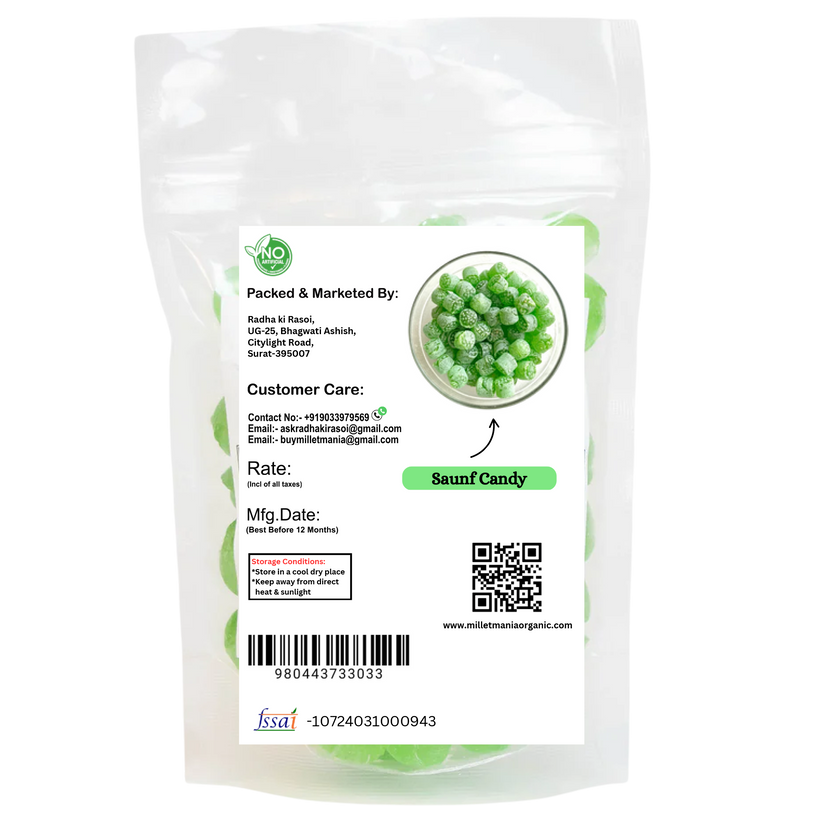 Saunf Candy (15 Piece) – Millet Mania