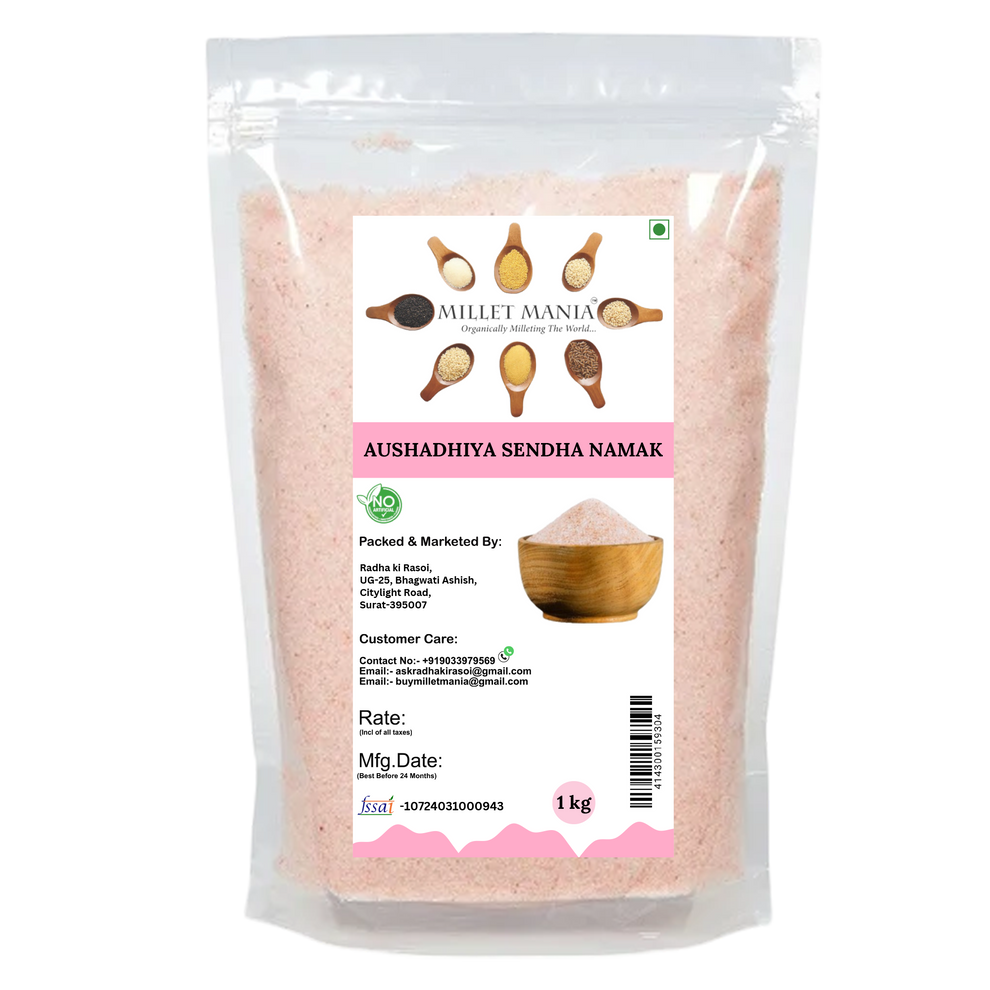 Sendha namak (1kg) – Millet Mania