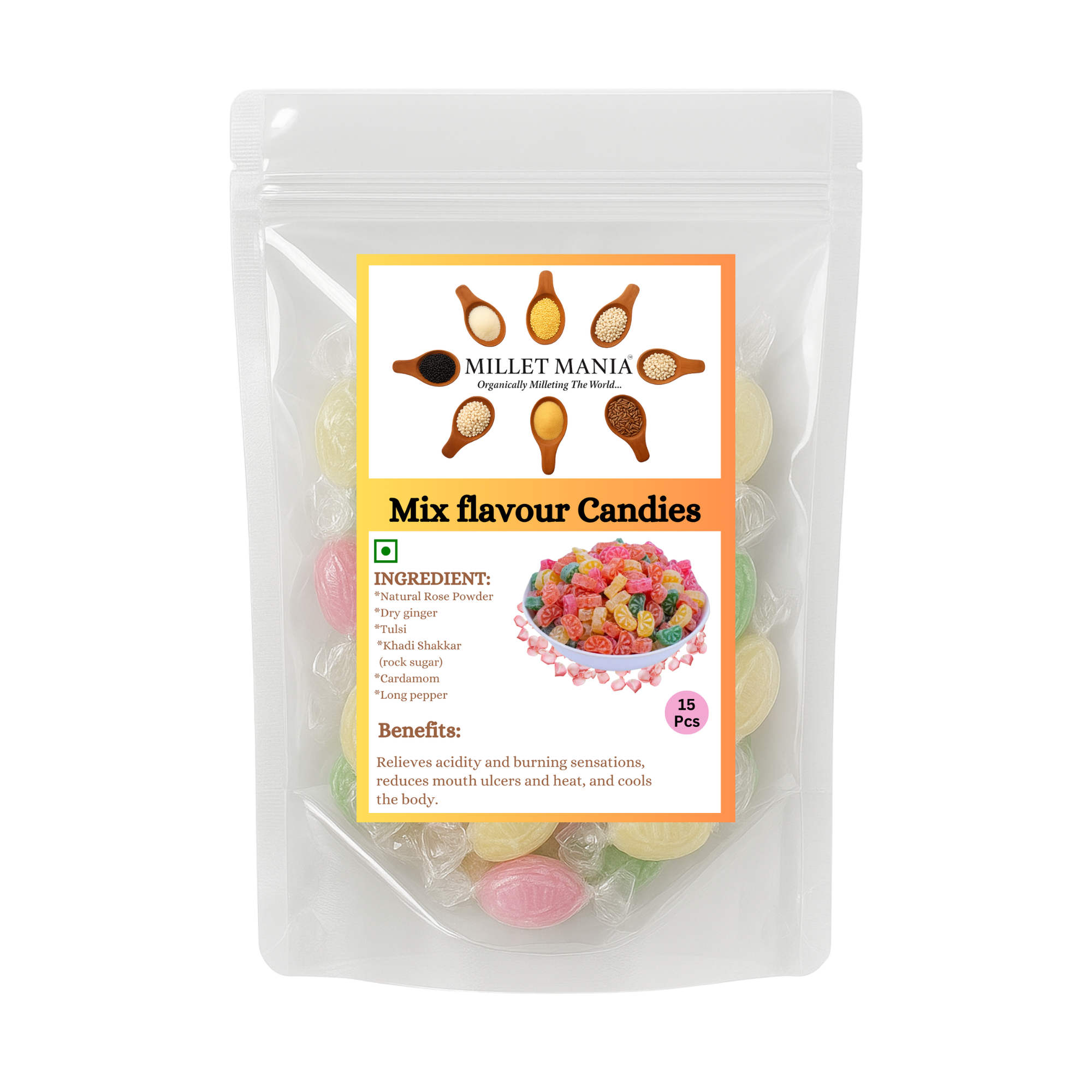 Mix Flavour Candy (15 Piece) – Millet Mania