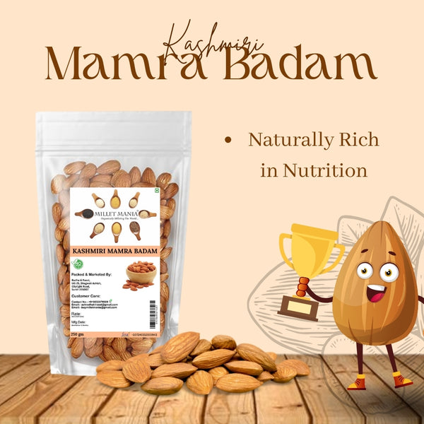 Kashmiri Mamra Badam (Almonds) – Millet Mania