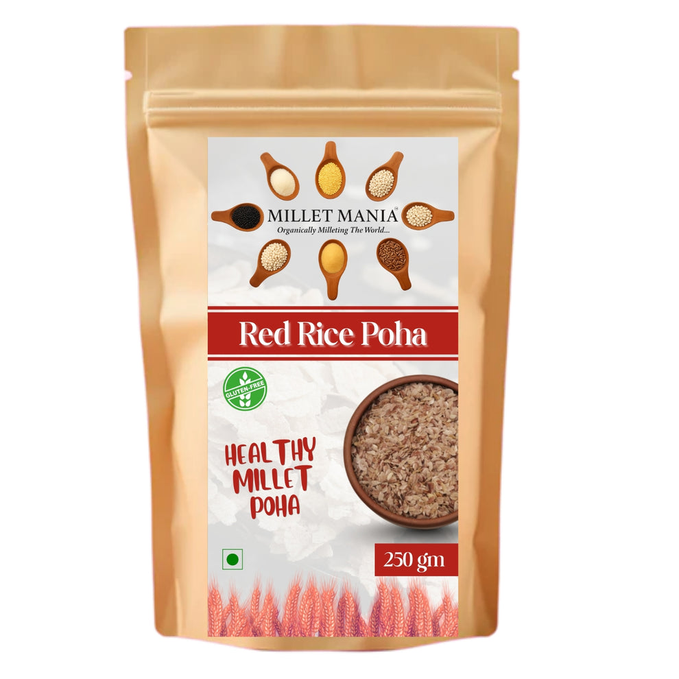 Red Rice Poha (250g) – Millet Mania