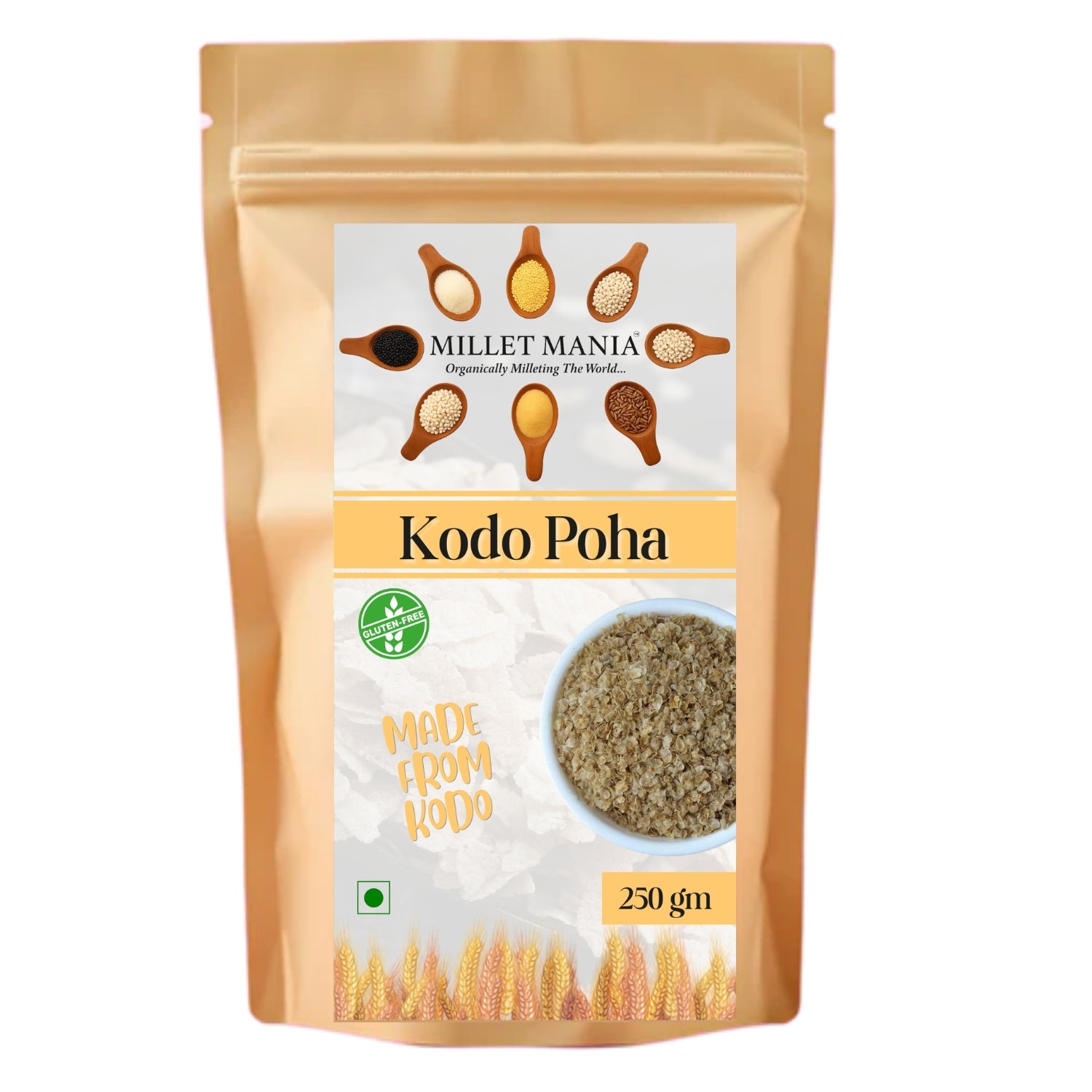 Kodo Millet Poha (250g) – Millet Mania